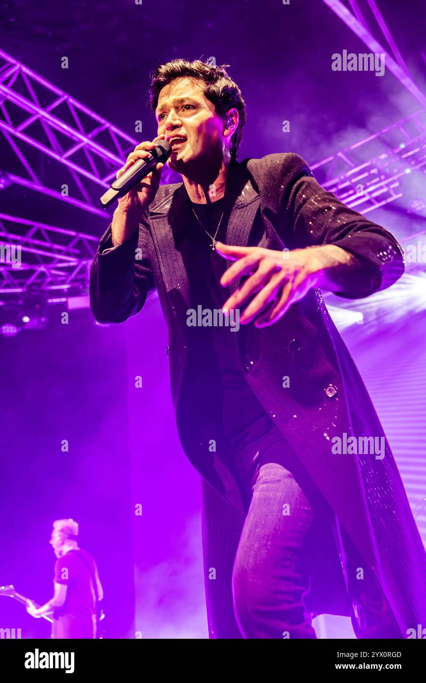 Milan Italy. 11th dec 2024. The Irish band THE SCRIPT performs live on ...