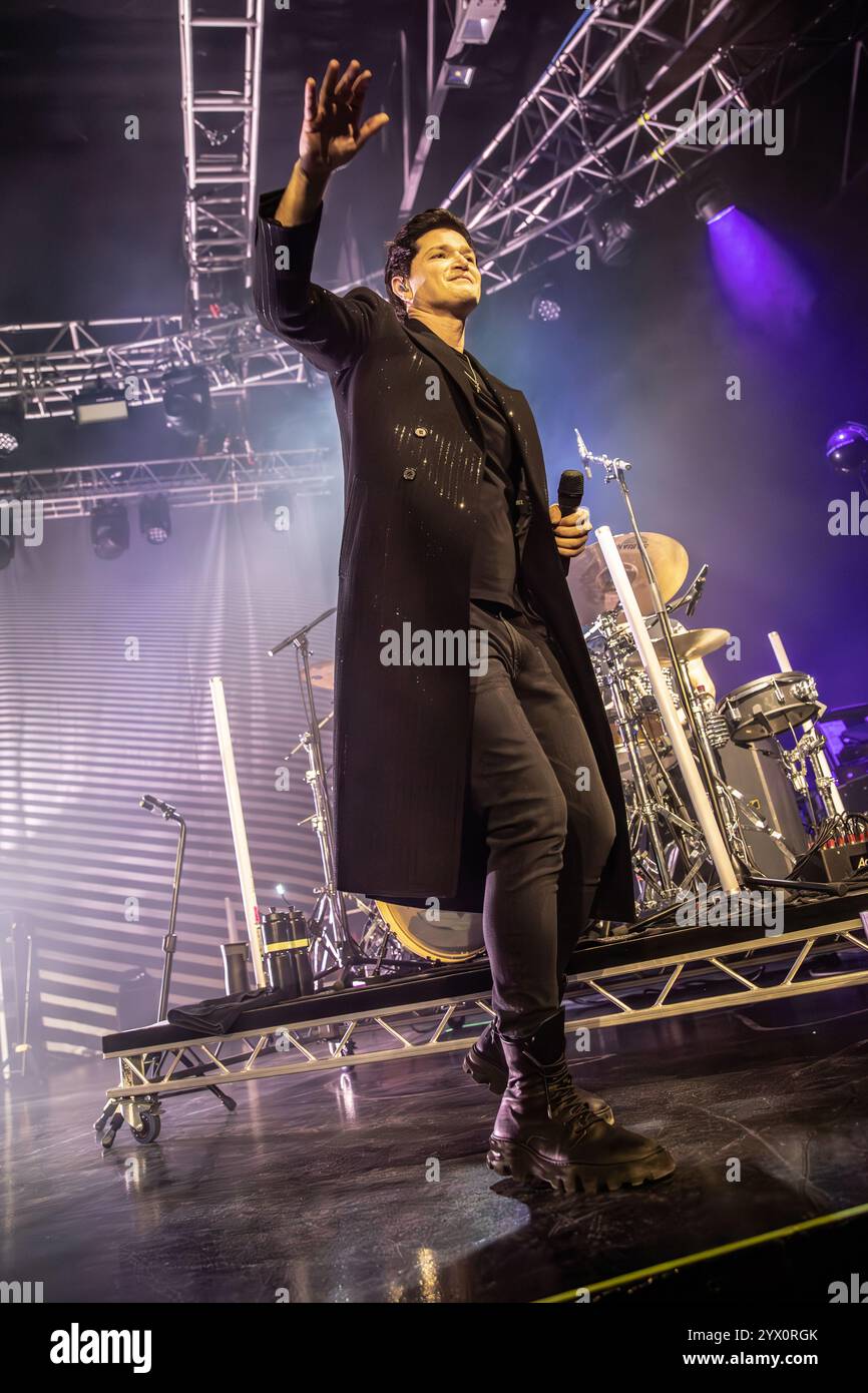 Milan Italy. 11th dec 2024. The Irish band THE SCRIPT performs live on ...