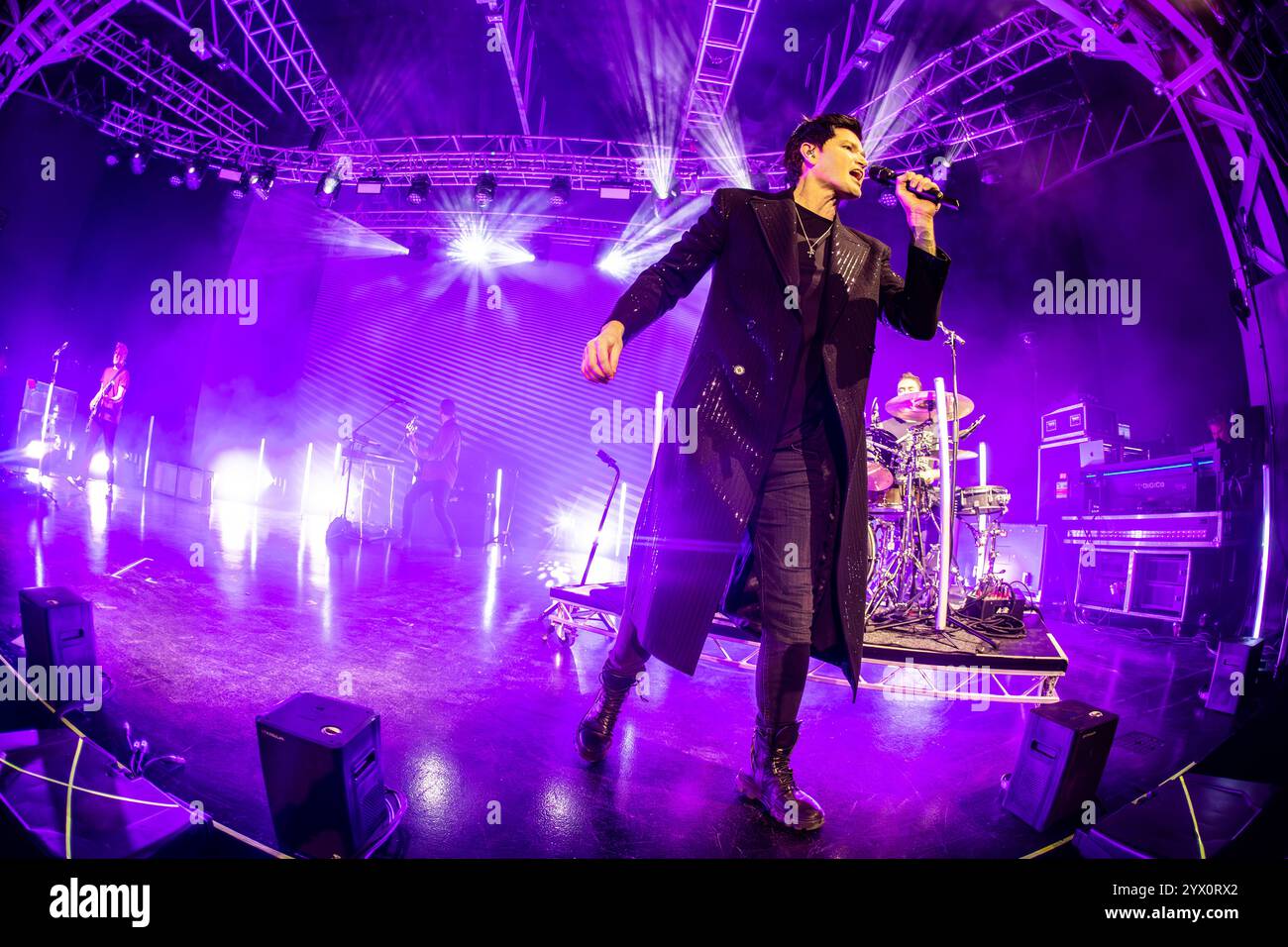 Milan Italy. 11th dec 2024. The Irish band THE SCRIPT performs live on ...