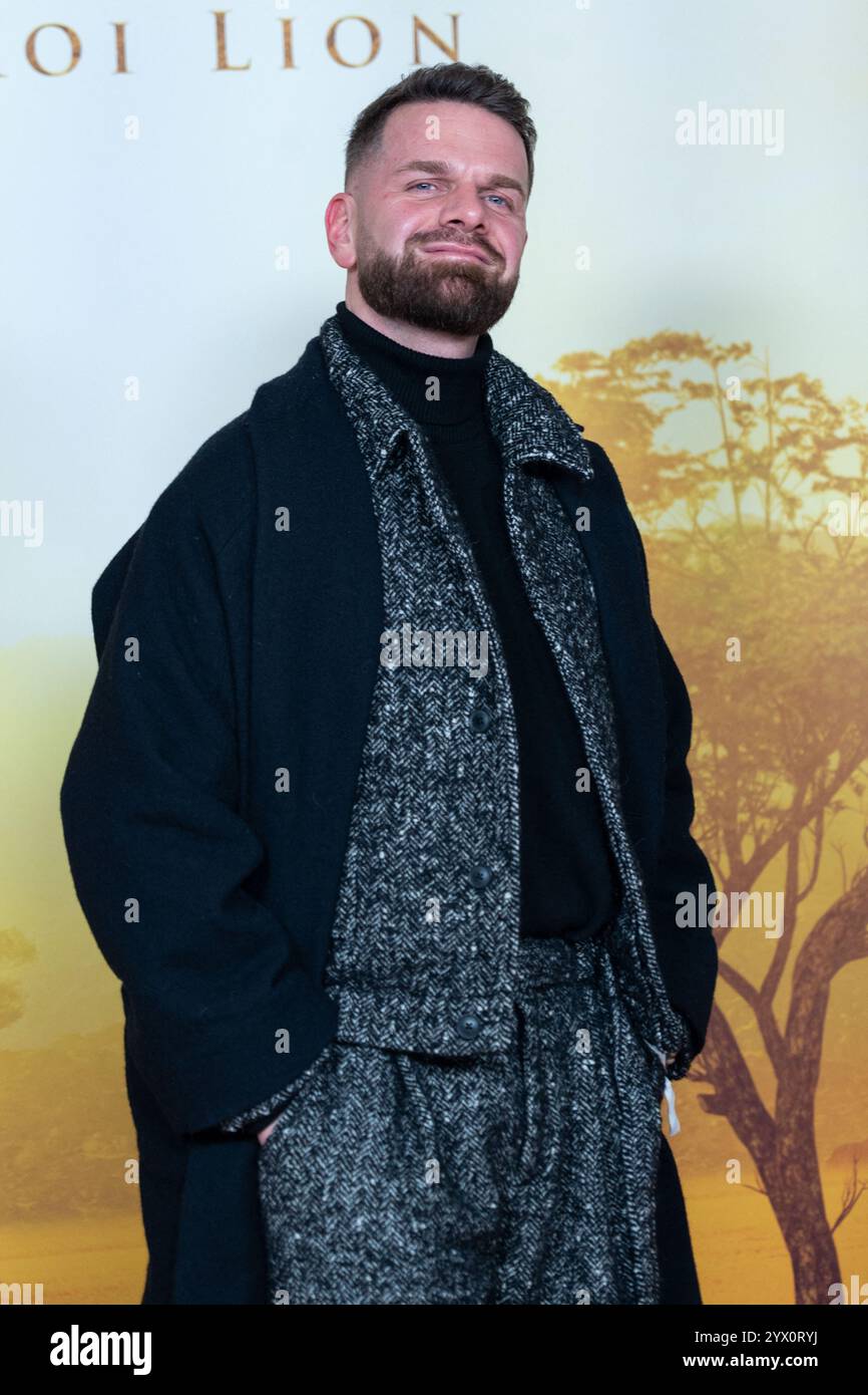 Paris, France. 12th Dec, 2024. Kevin Bonnet alias Keen'V attends the ...