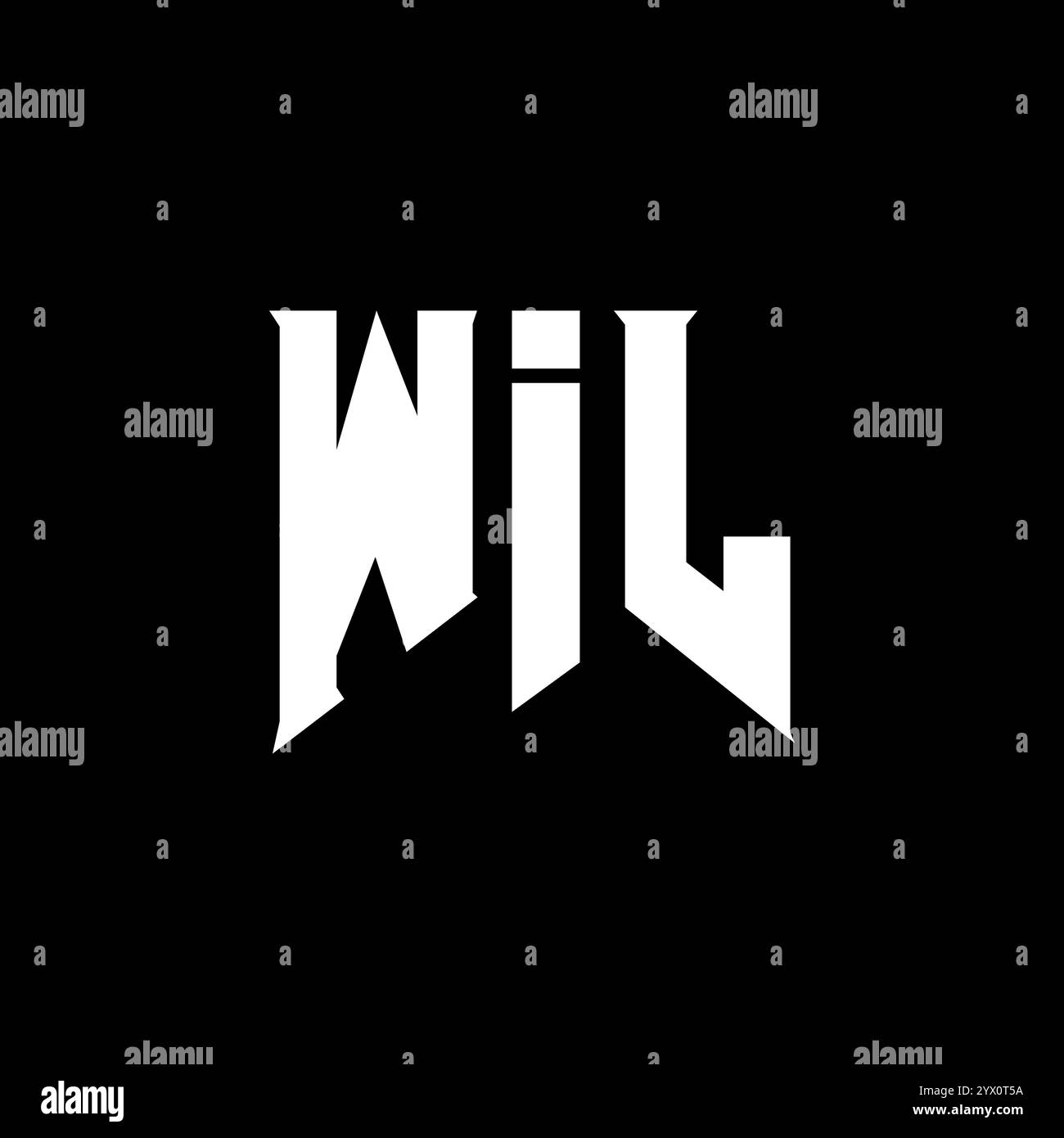 WIL letter logo design for technology company. WIL logo design black ...