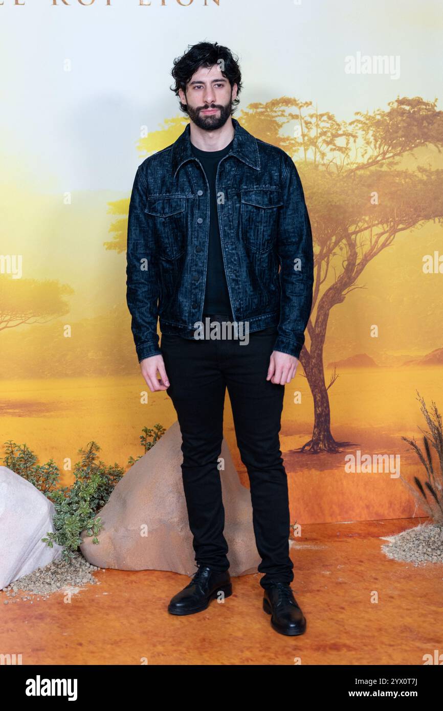 Paris, France. 12th Dec, 2024. MB14 attends the Mufasa Premiere at the ...