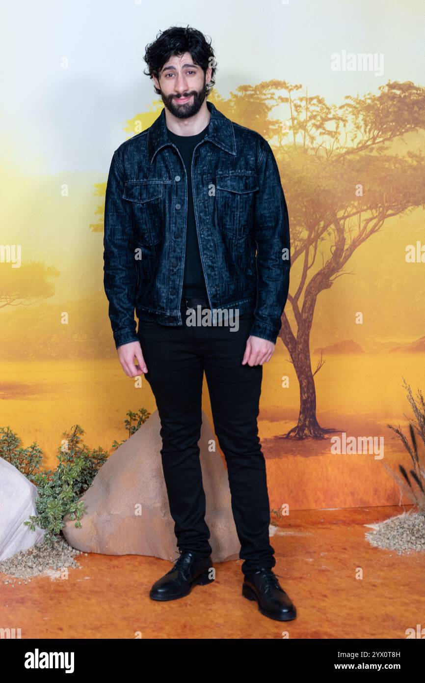 Paris, France. 12th Dec, 2024. MB14 attends the Mufasa Premiere at the ...