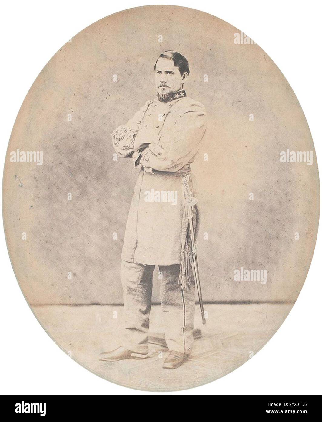 Confederate Colonel Marshall J. Smith Stock Photo - Alamy