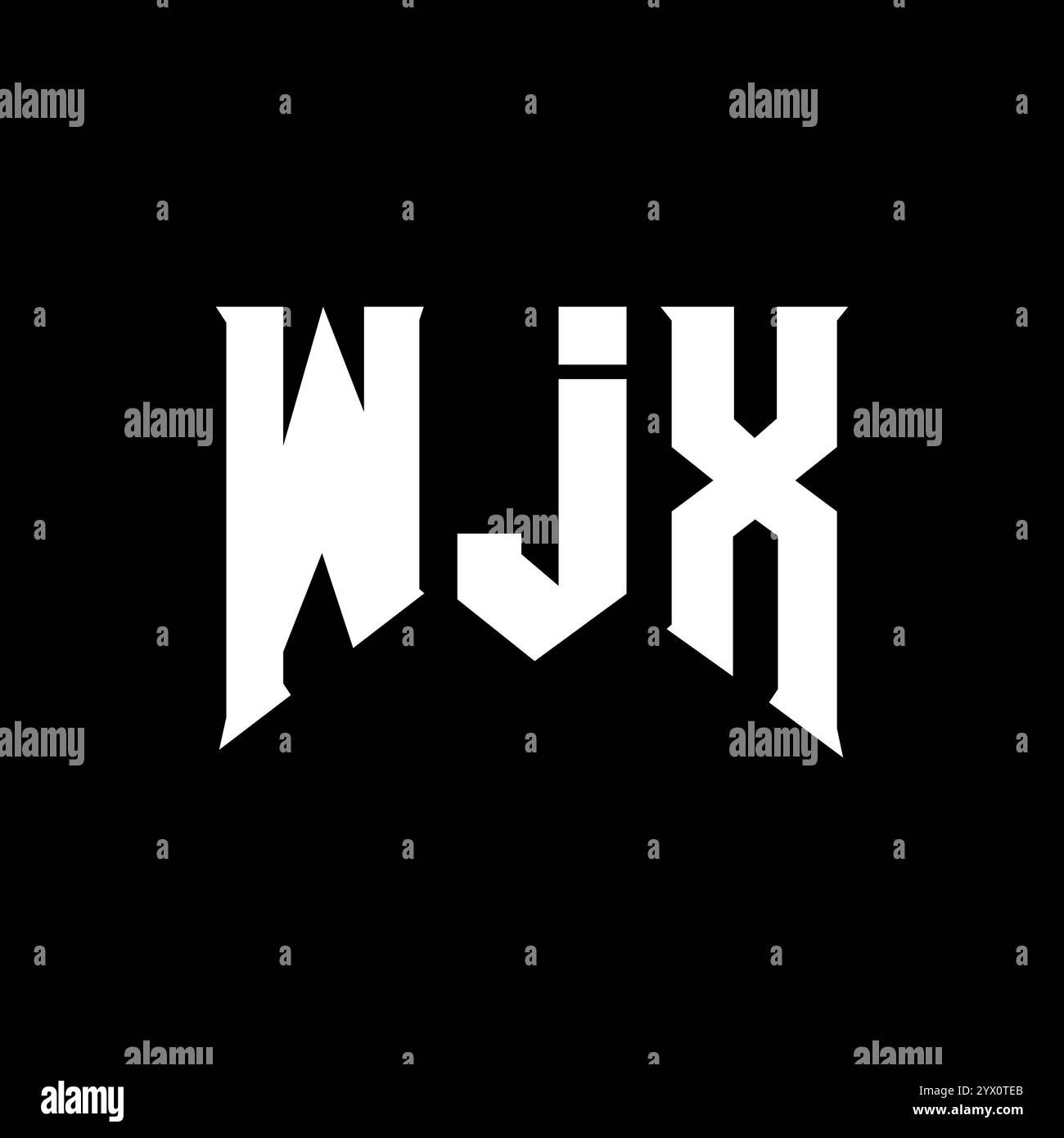 Wjx minimalist logo hi-res stock photography and images - Alamy