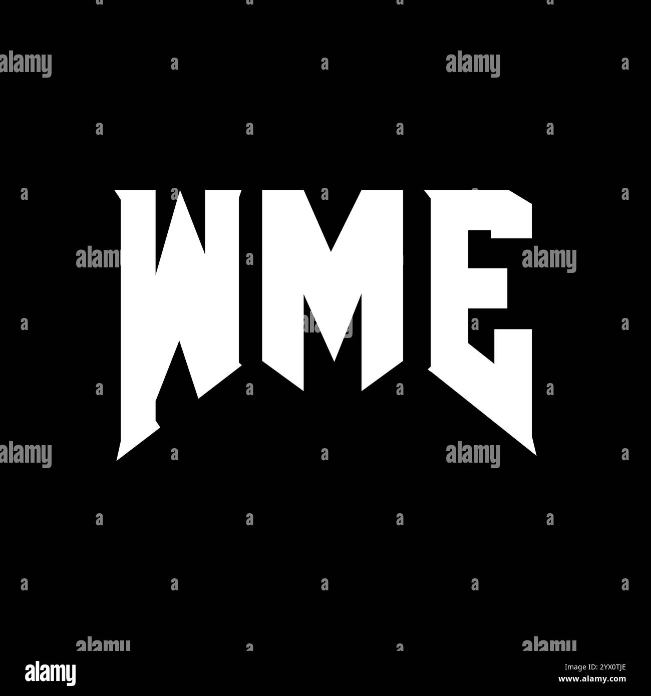 WME letter logo design for technology company. WME logo design black ...