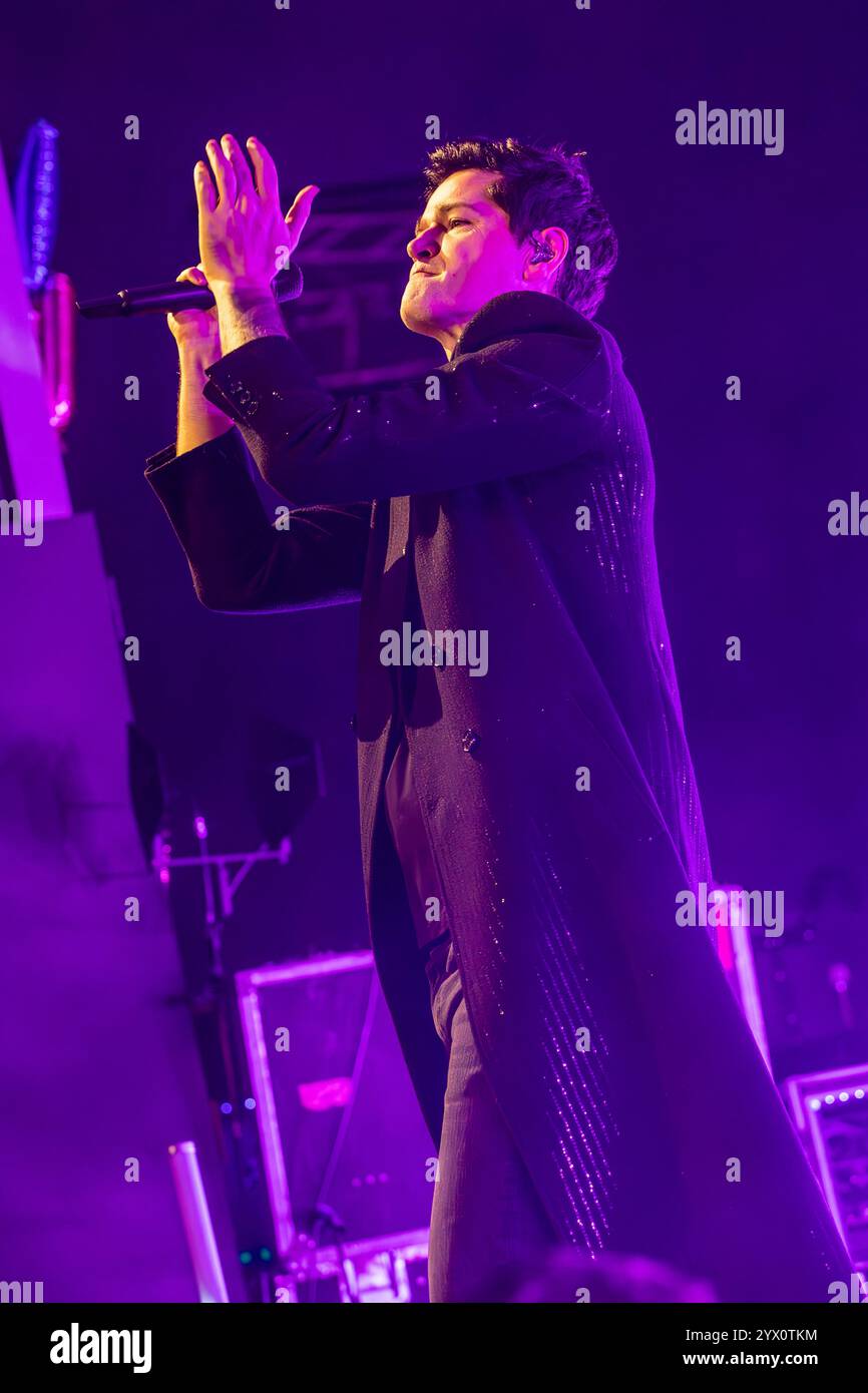 Milan Italy. 11th dec 2024. The Irish band THE SCRIPT performs live on ...