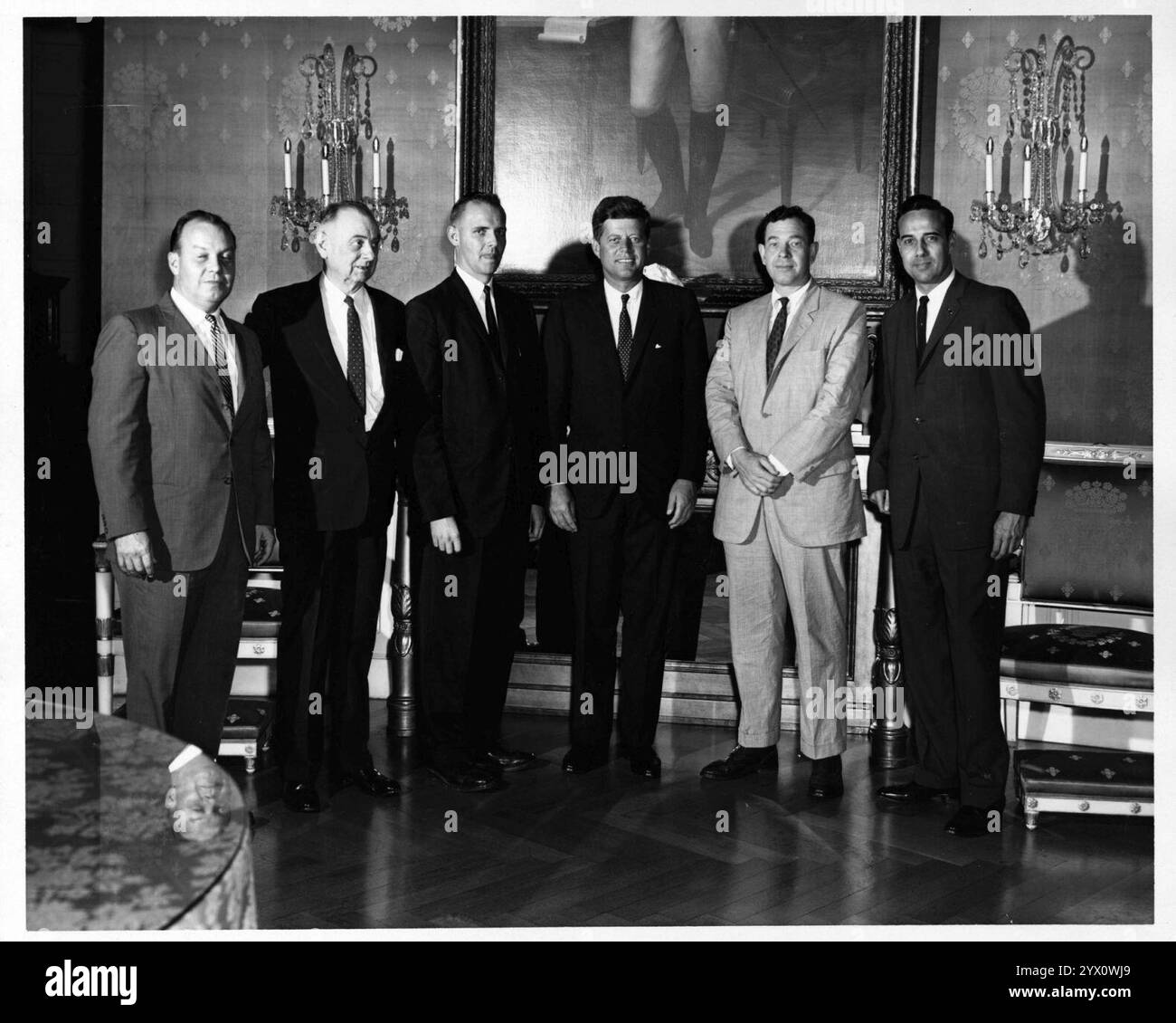 Congressman Bob Dole with President John F. Kennedy Stock Photo - Alamy