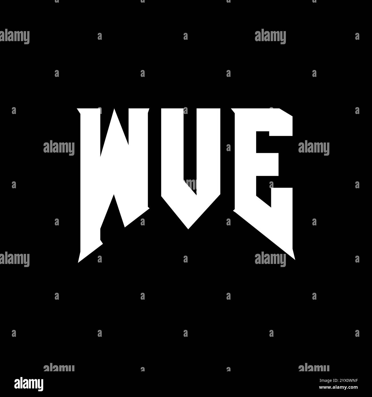WVE letter logo design for technology company. WVE logo design black ...