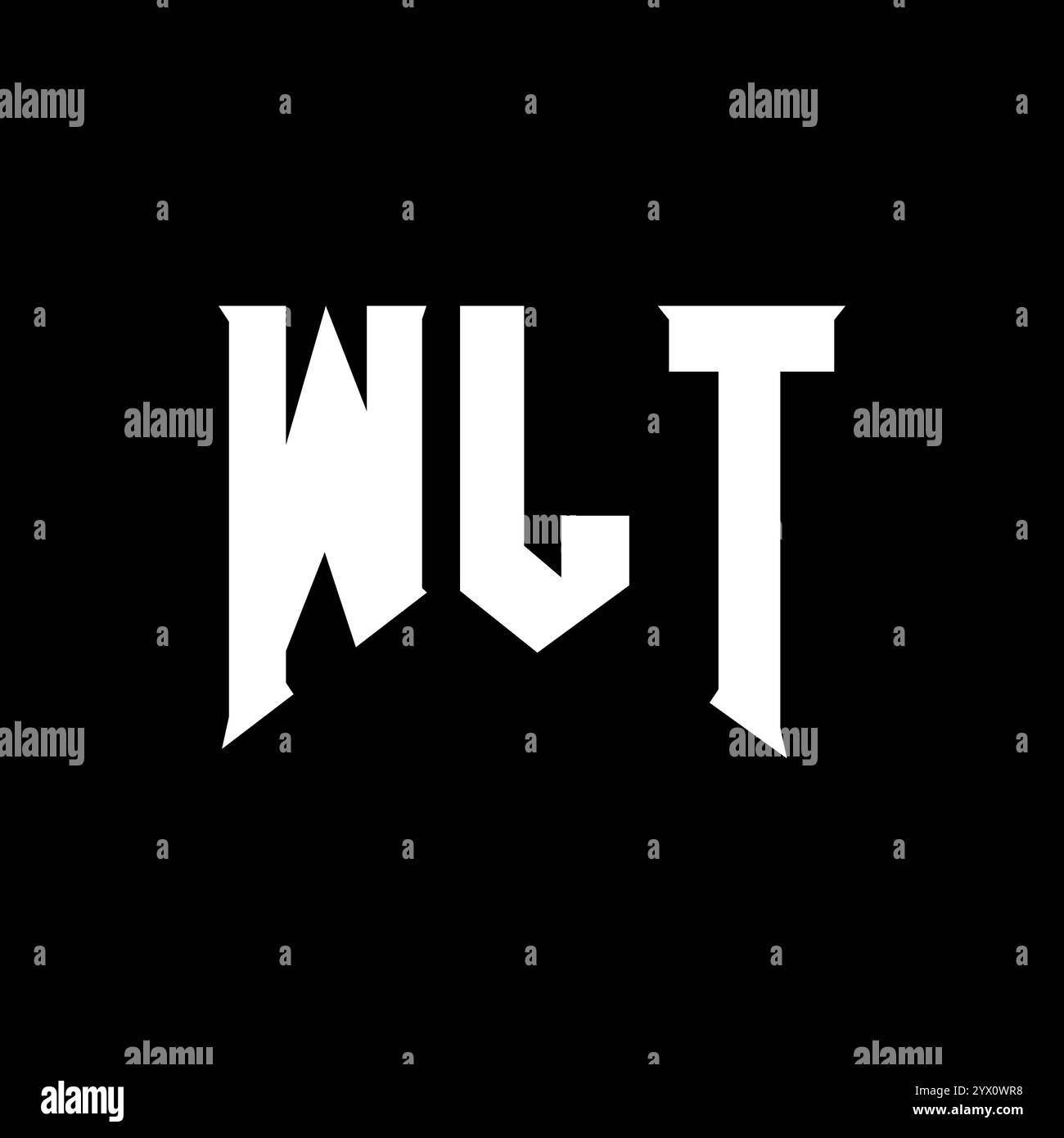 WLT letter logo design for technology company. WLT logo design black ...