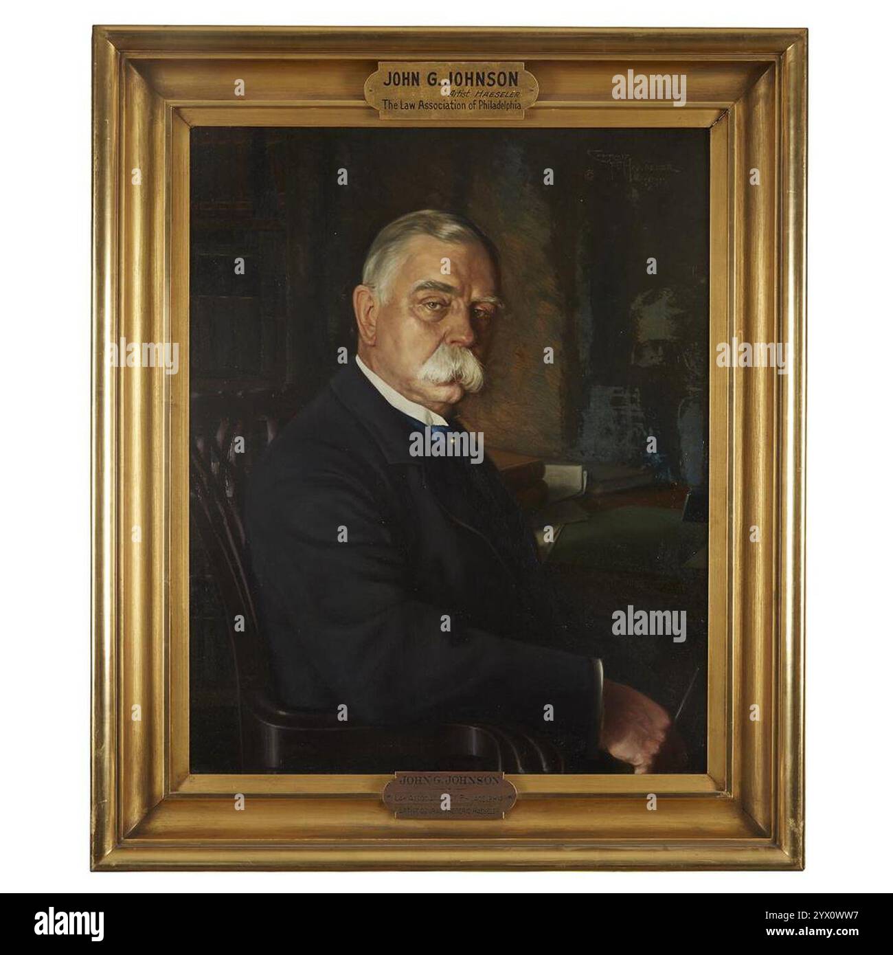 Conrad Frederick Haeseler (1875-1962) Portrait of John Graver Johnson ...