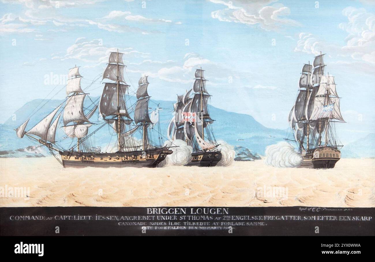 Conrad Christian Parnemann - Lougen, March 1801 Stock Photo - Alamy