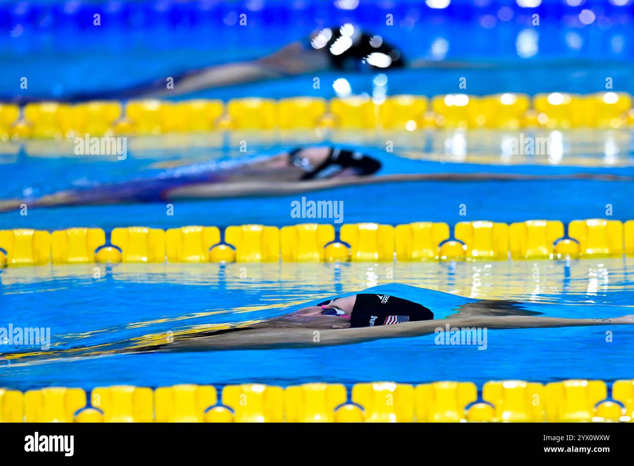 Regan Smith of United States of America competes in the 50m Backstroke ...