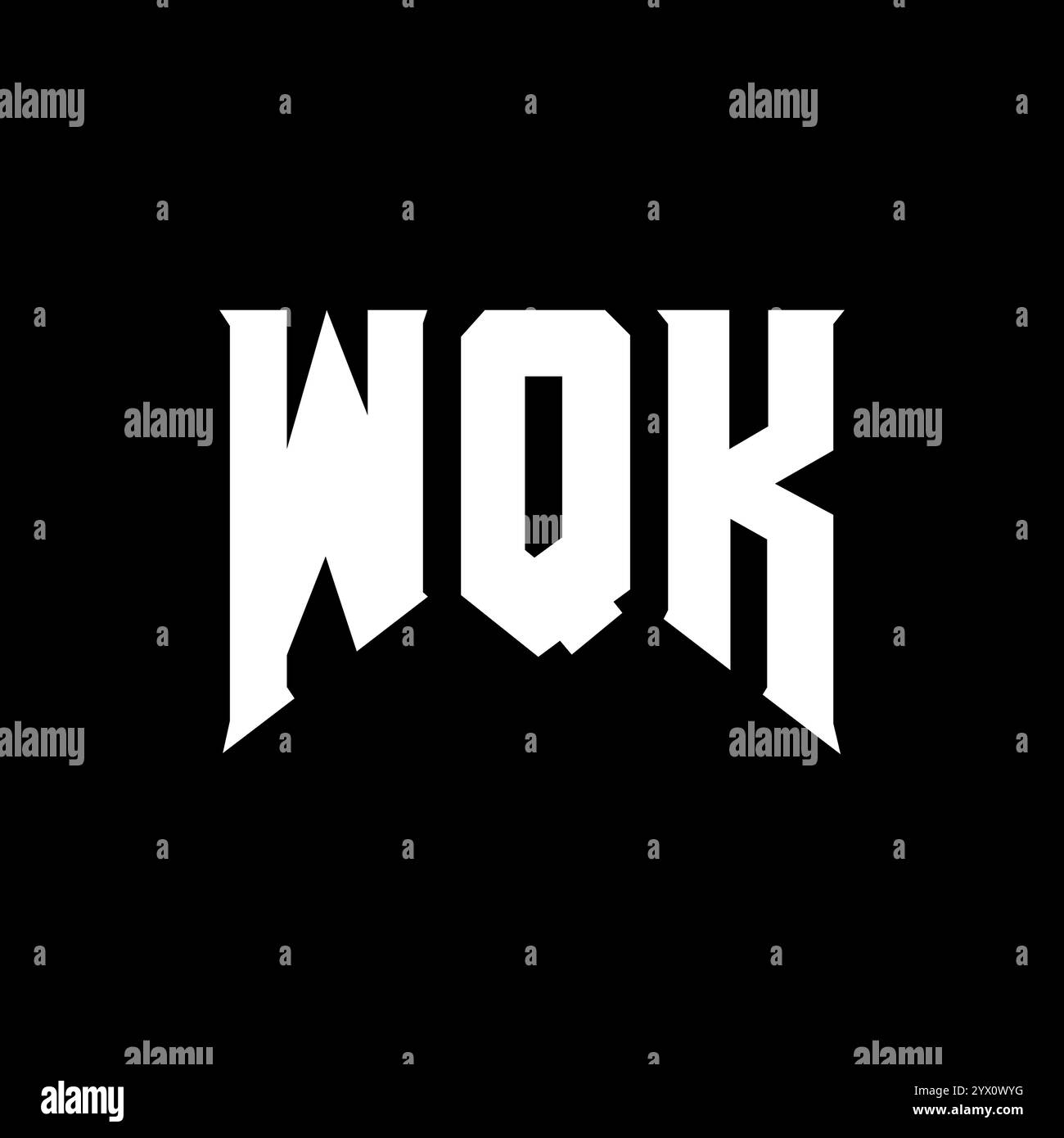 Wqk minimalist logo hi-res stock photography and images - Alamy