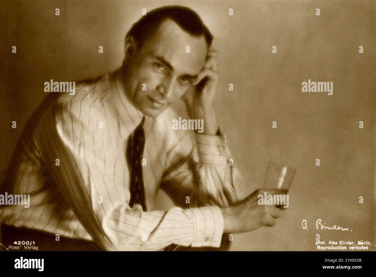 Conrad Veidt by Alex Binder Stock Photo - Alamy