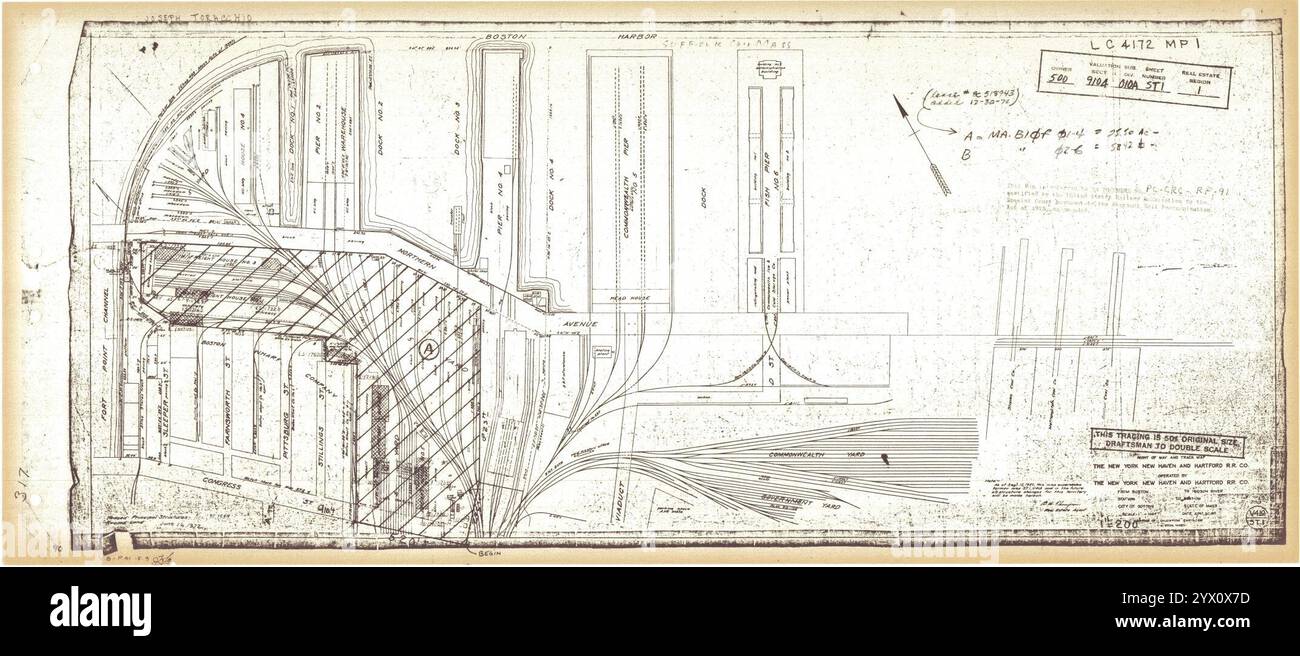 Conrail Property Transfer Maps Stock Photo - Alamy
