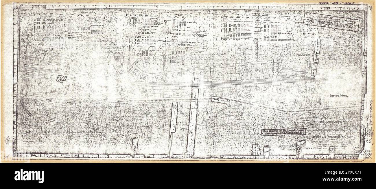 Conrail Property Transfer Maps Stock Photo - Alamy