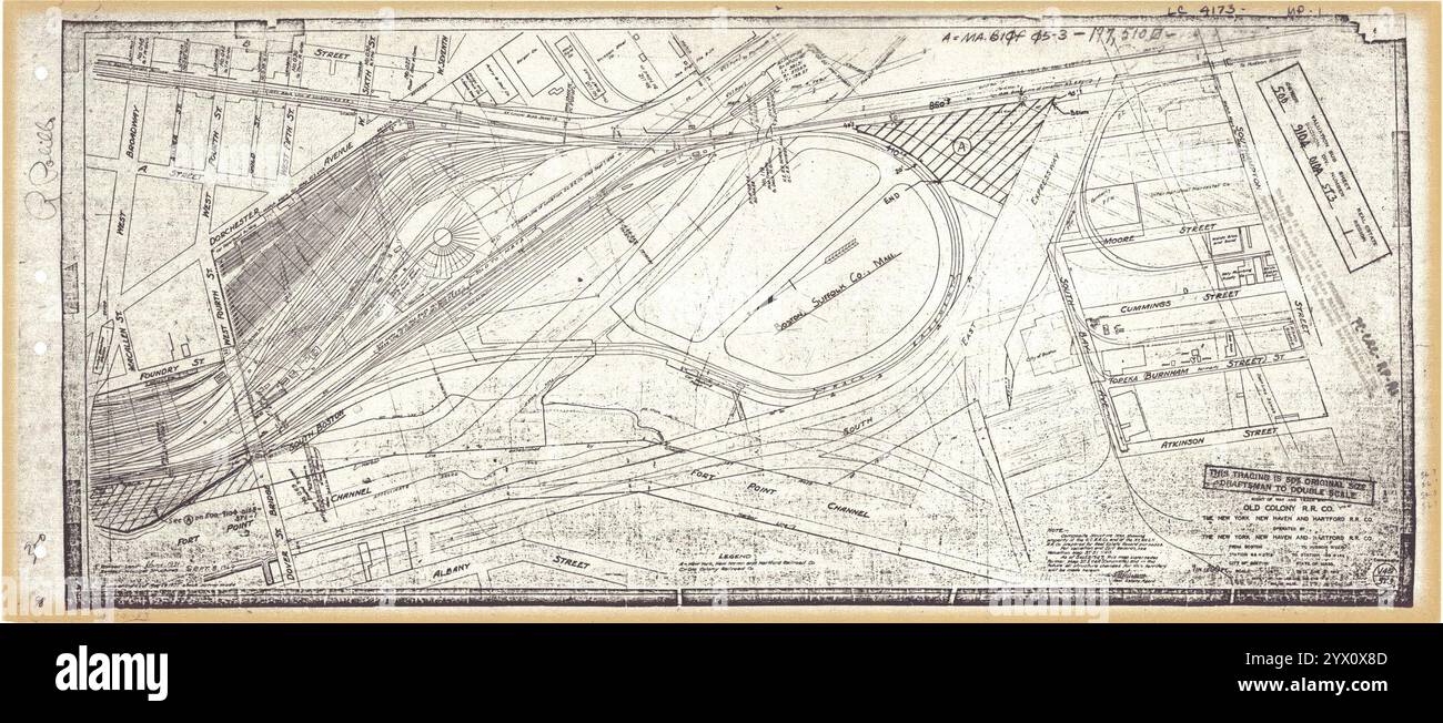 Conrail Property Transfer Maps Stock Photo - Alamy