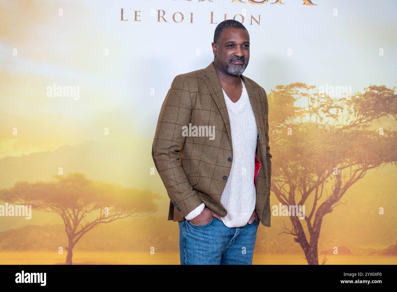Paris, France. 12th Dec, 2024. Daniel Lobe attends the Mufasa Premiere ...