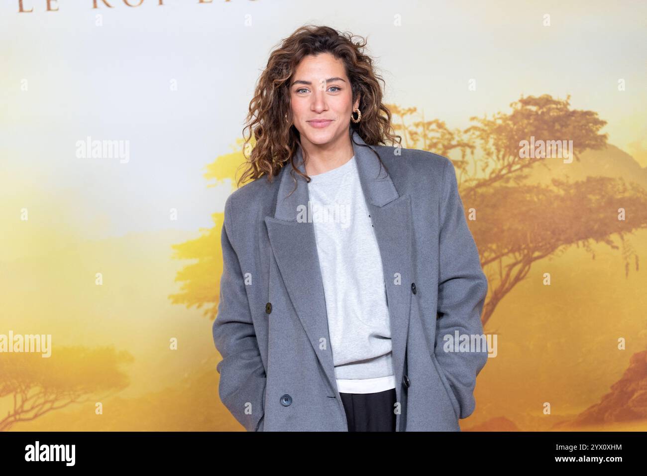Paris, France. 12th Dec, 2024. Manon Azem attends the Mufasa Premiere ...