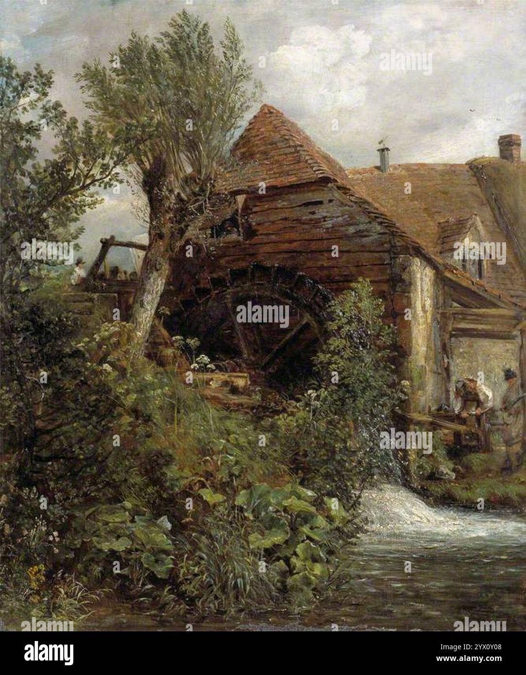 Constable - A Watermill at Gillingham, Dorset, 1823–1827, 1632-1888 ...