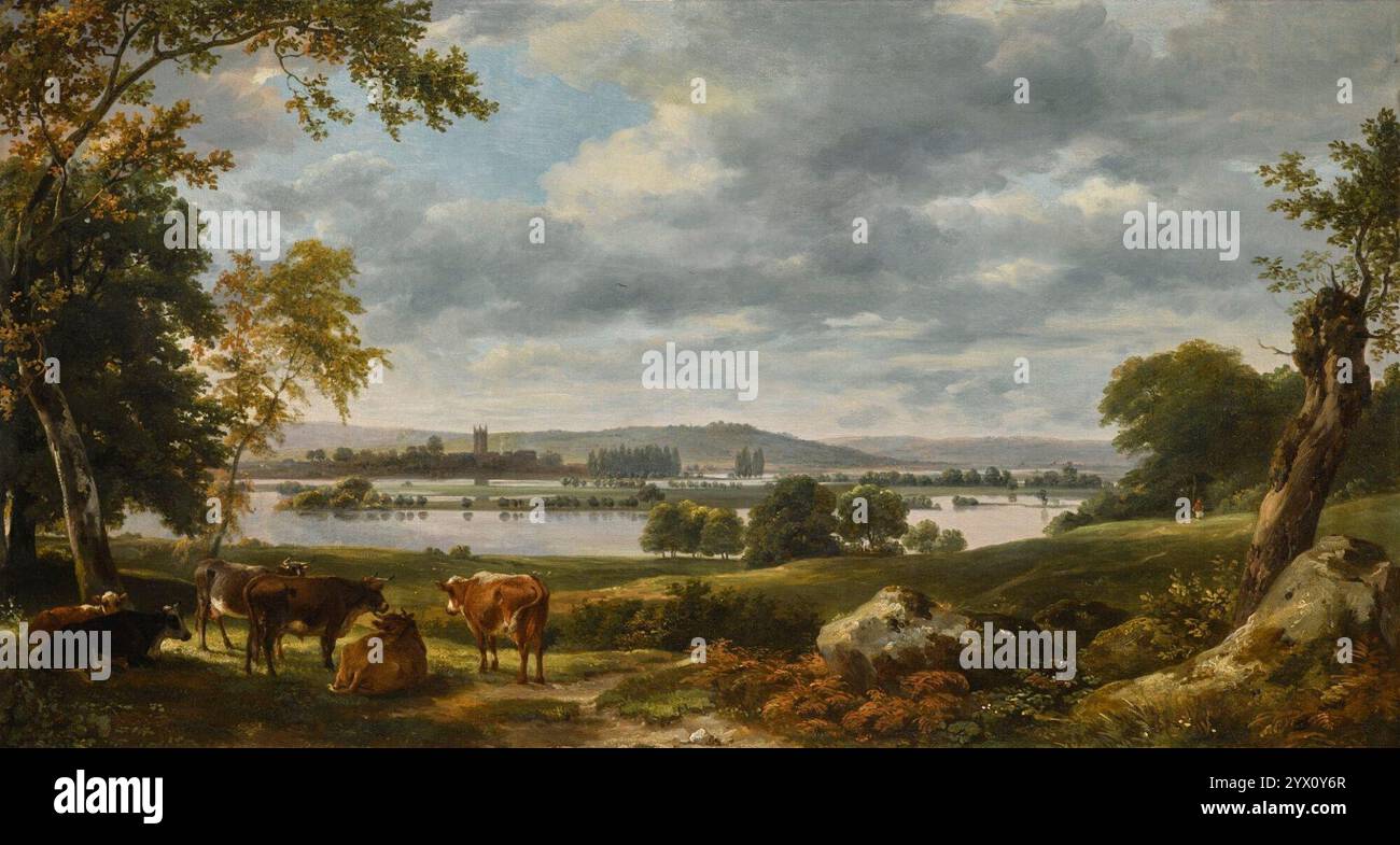 Constable - DEDHAM VALE WITH THE RIVER STOUR IN FLOOD FROM THE GROUNDS ...