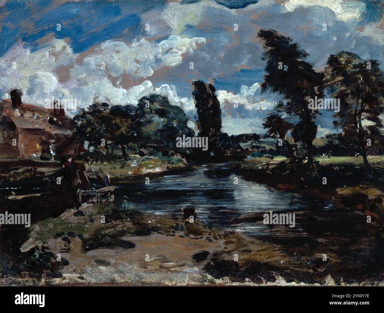 Constable - Flatford Mill from a Lock on the Stour, c.1811, 031393 ...