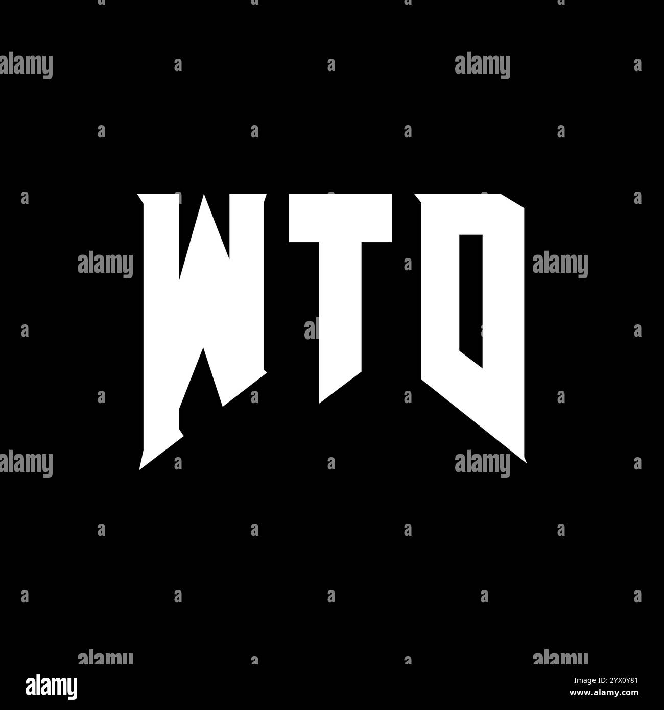 WTD letter logo design for technology company. WTD logo design black ...