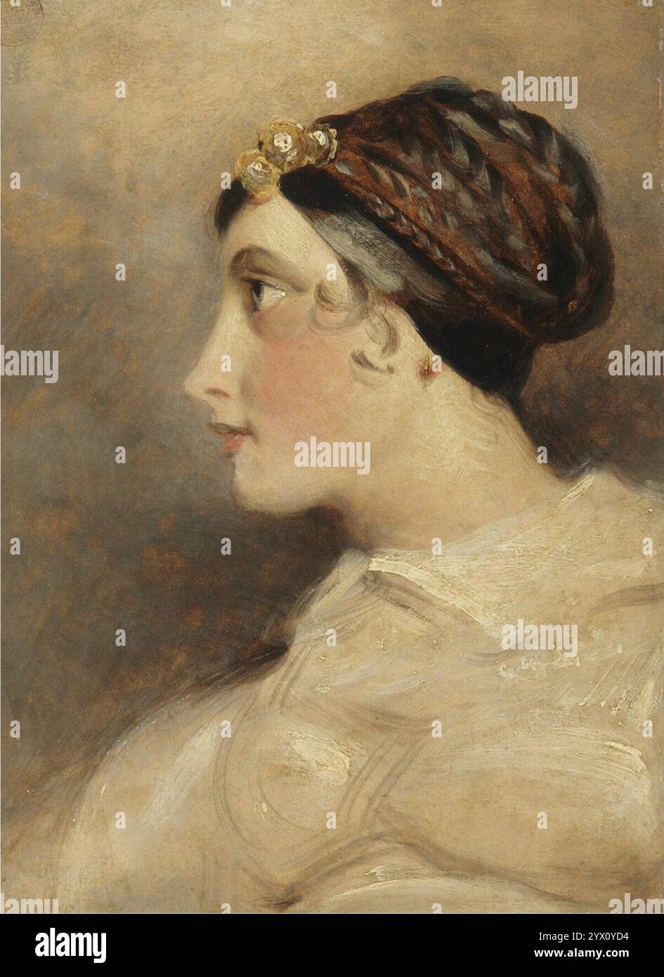 Constable - PORTRAIT OF A LADY Stock Photo - Alamy