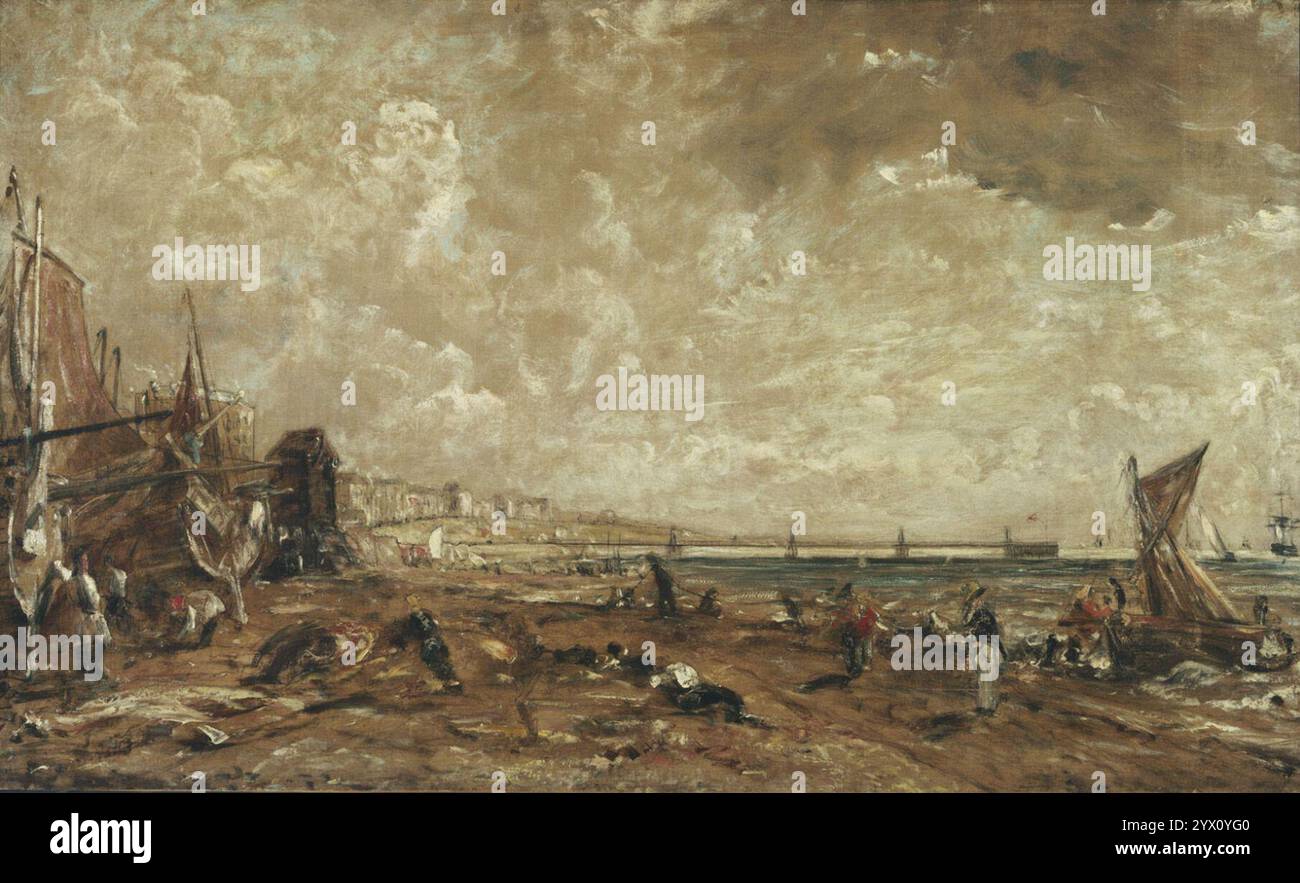 Constable - Sketch for The Marine Parade and Chain Pier, Brighton, c ...