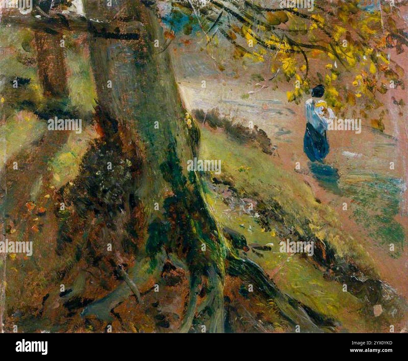 Constable - Study of Tree Trunks, c.1821, 323-1888 Stock Photo - Alamy