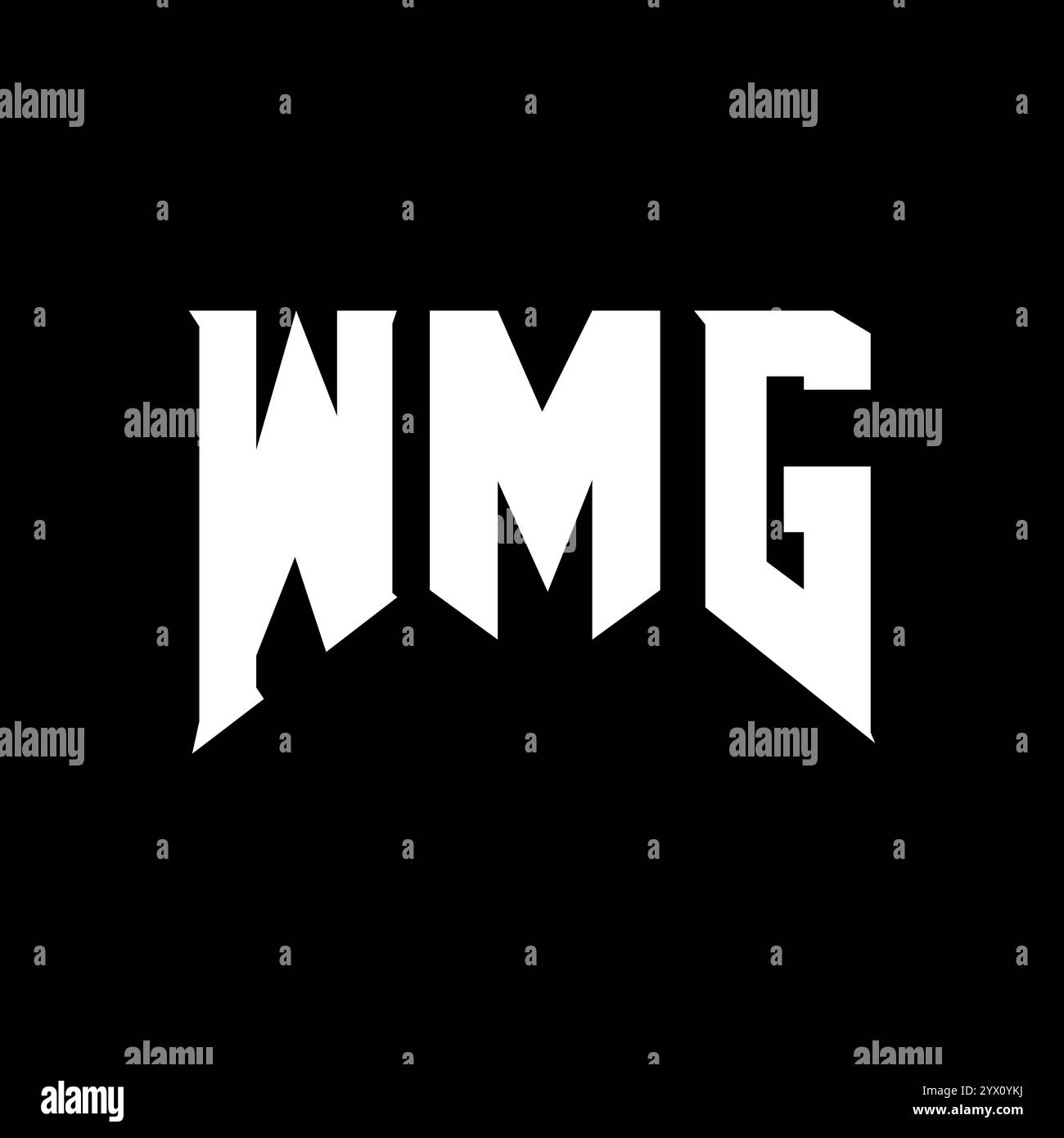 WMG letter logo design for technology company. WMG logo design black ...
