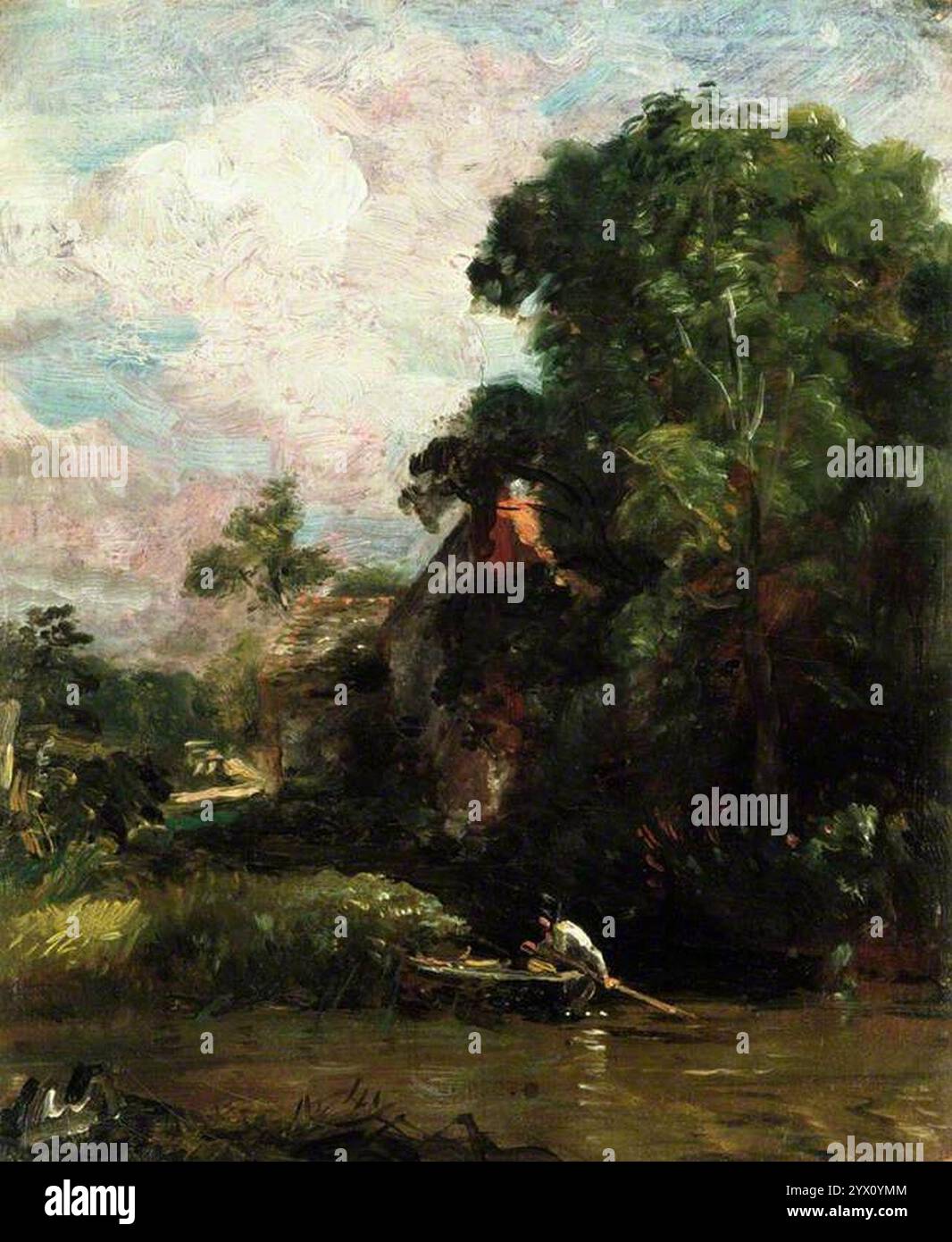 Constable - The Valley Farm (sketch), c.1814 or 1835, 140-1888 Stock ...