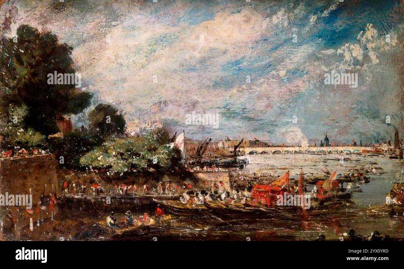 Constable - Waterloo Bridge from Whitehall Stairs, c.1819, 322-1888 ...