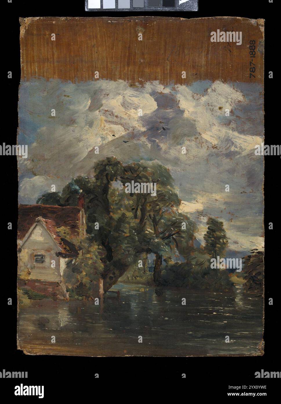 Constable - Willy Lott's House (verso), ca. 1830 Stock Photo - Alamy