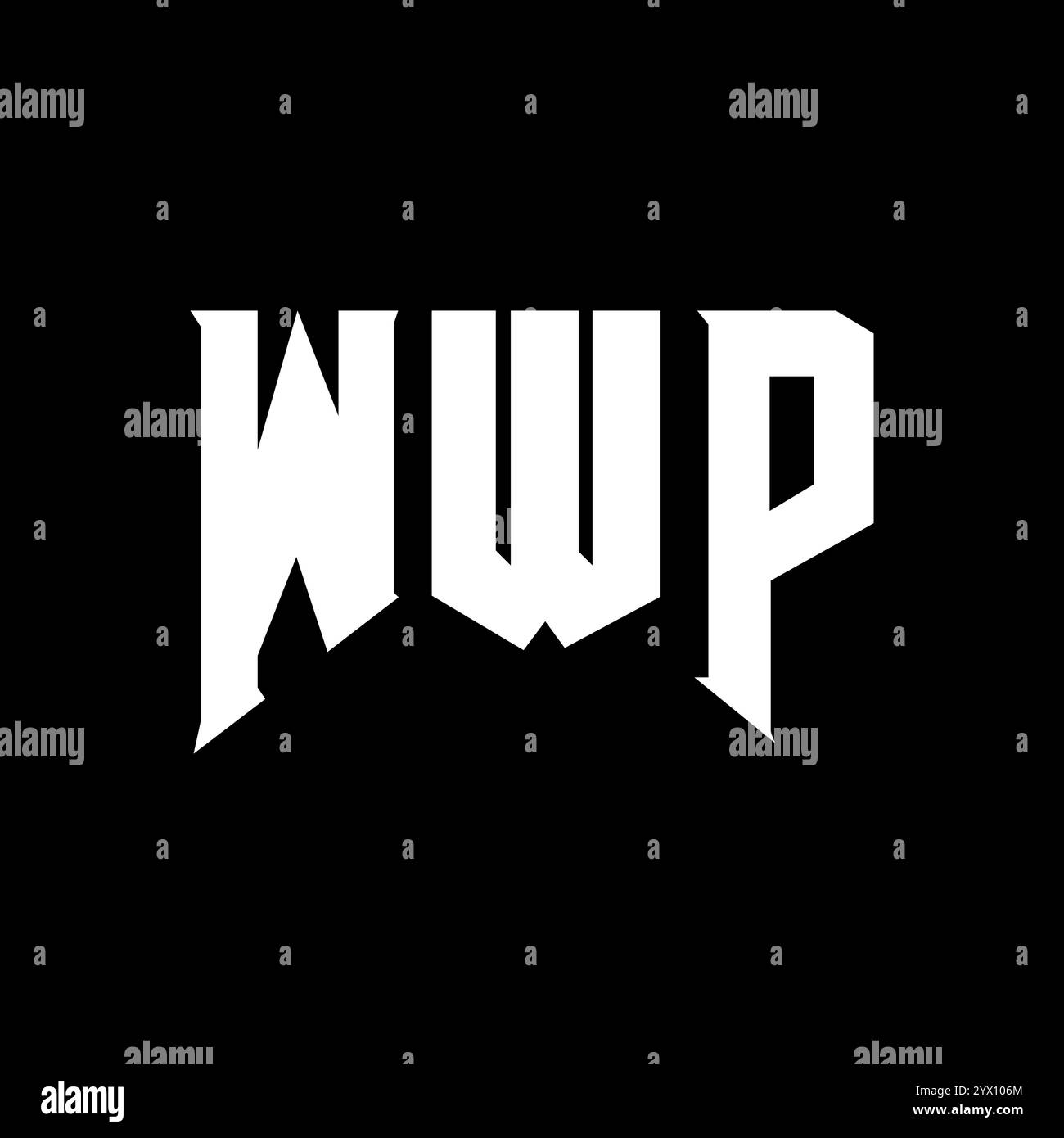 WWP letter logo design for technology company. WWP logo design black ...