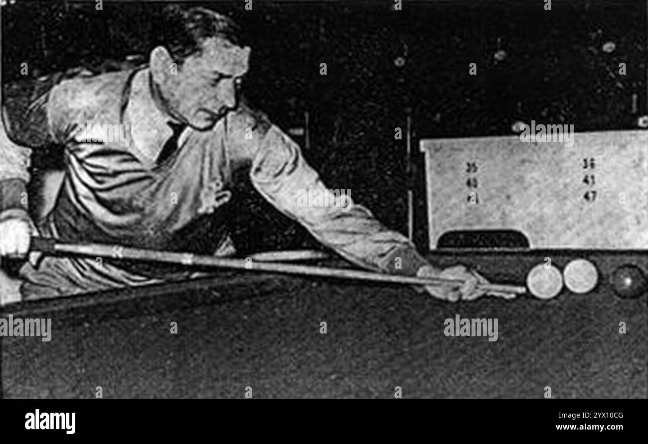Constant Côte-french carom player Stock Photo - Alamy