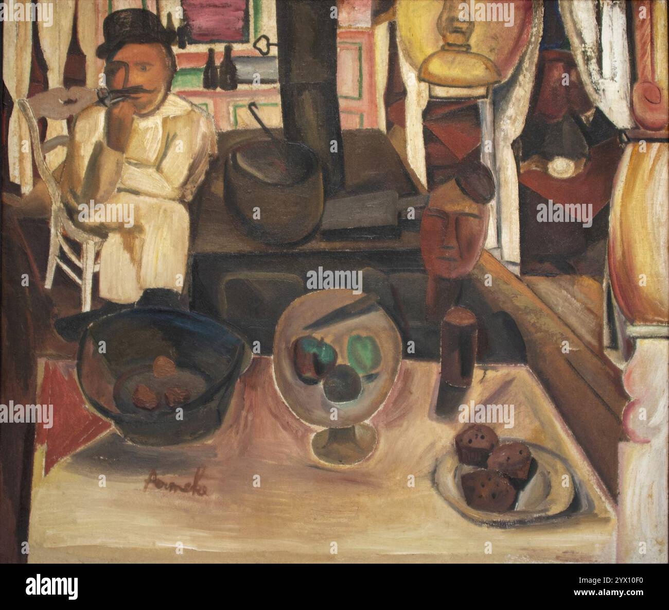 Constant Permeke (1886-1952) Het gebakkraam (1922 Stock Photo - Alamy