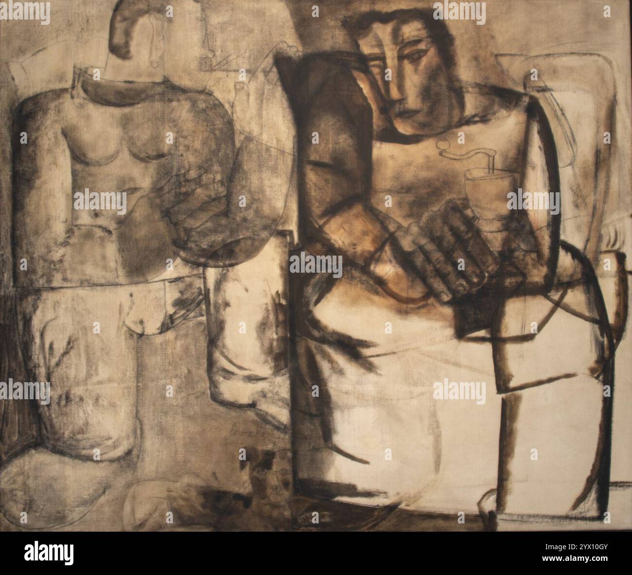 Constant Permeke (1886-1952) Vespertijd (1927 Stock Photo - Alamy