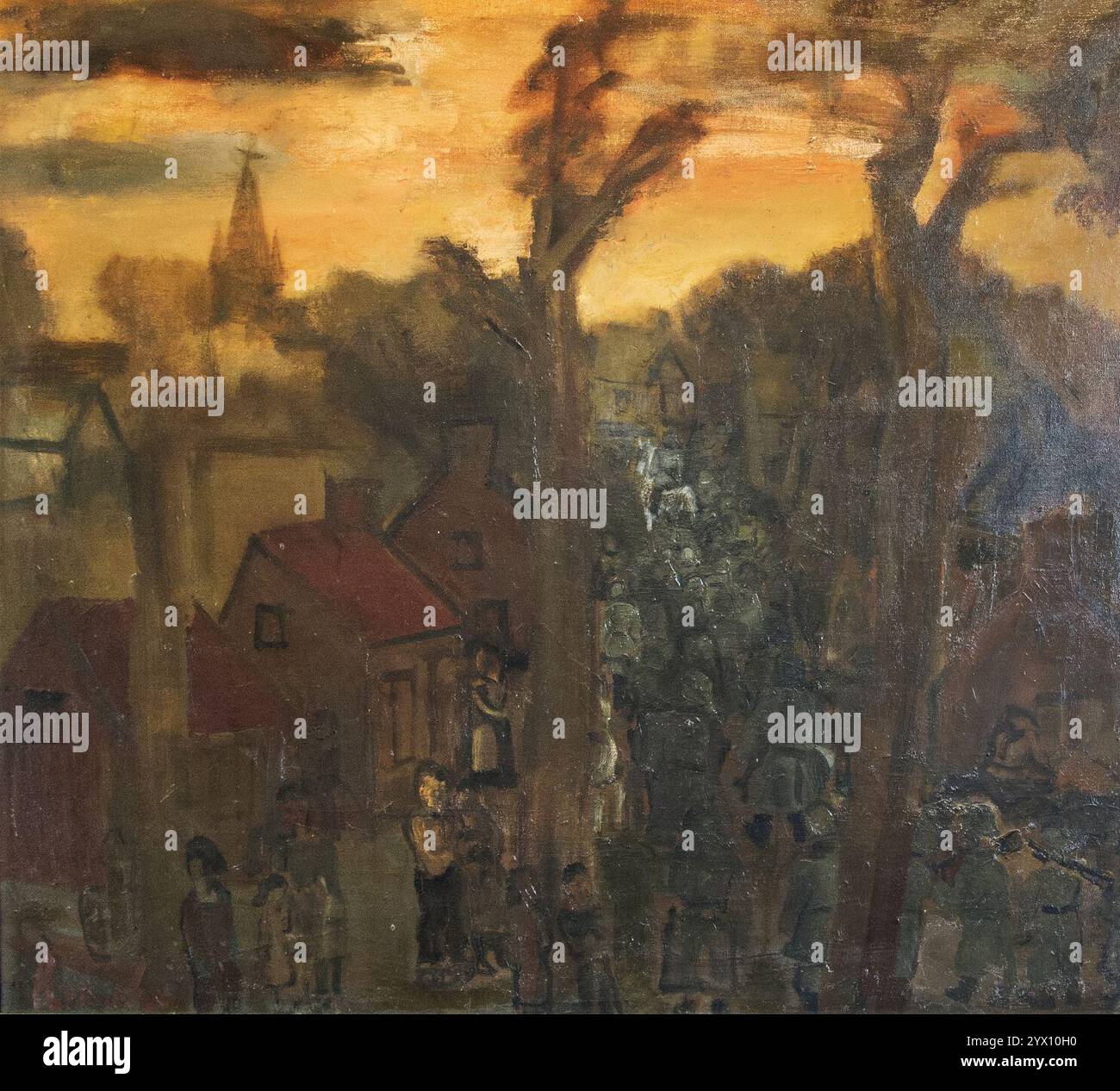 Constant Permeke (1886-1952) 'Jabbeke in 1940' Stock Photo - Alamy
