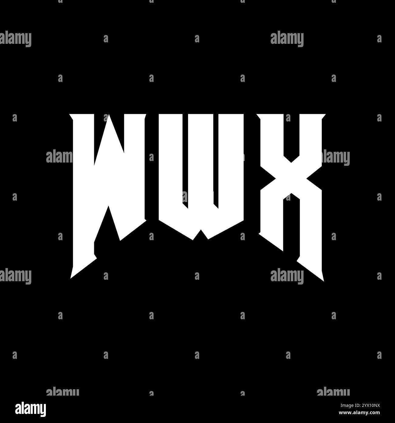 WWX letter logo design for technology company. WWX logo design black ...