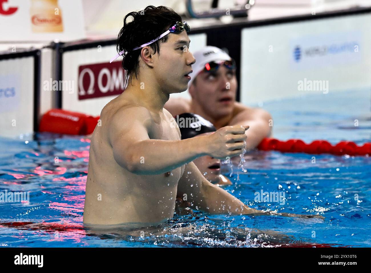 Qianting Tang of China celebrates after winning the gold medal in the ...