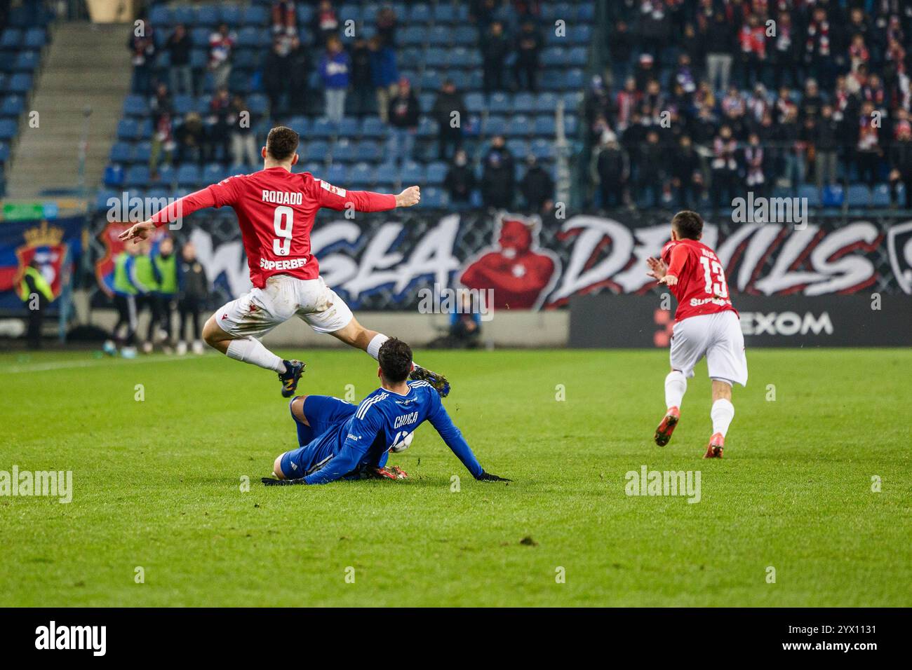 Krakow, Poland, 12th Dec 2024, A football match in the Polish First ...