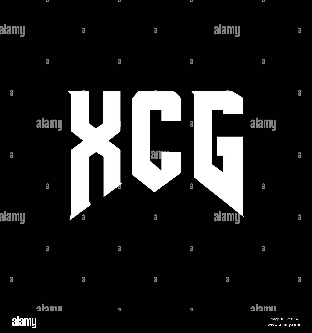 XCG letter logo design for technology company. XCG logo design black ...