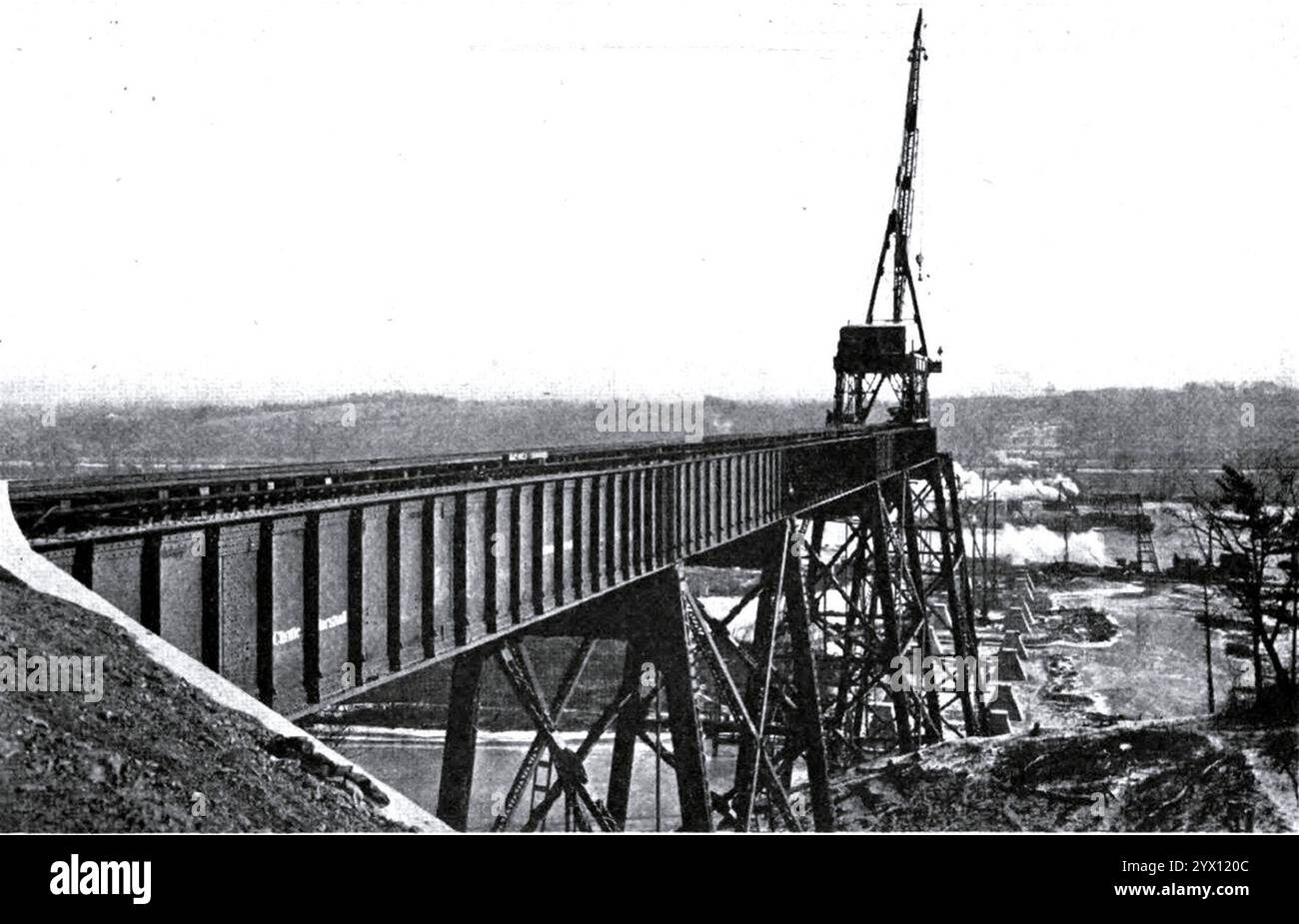 Construction Hudson River Bridge, Castleton Cut-Off, New York Central ...