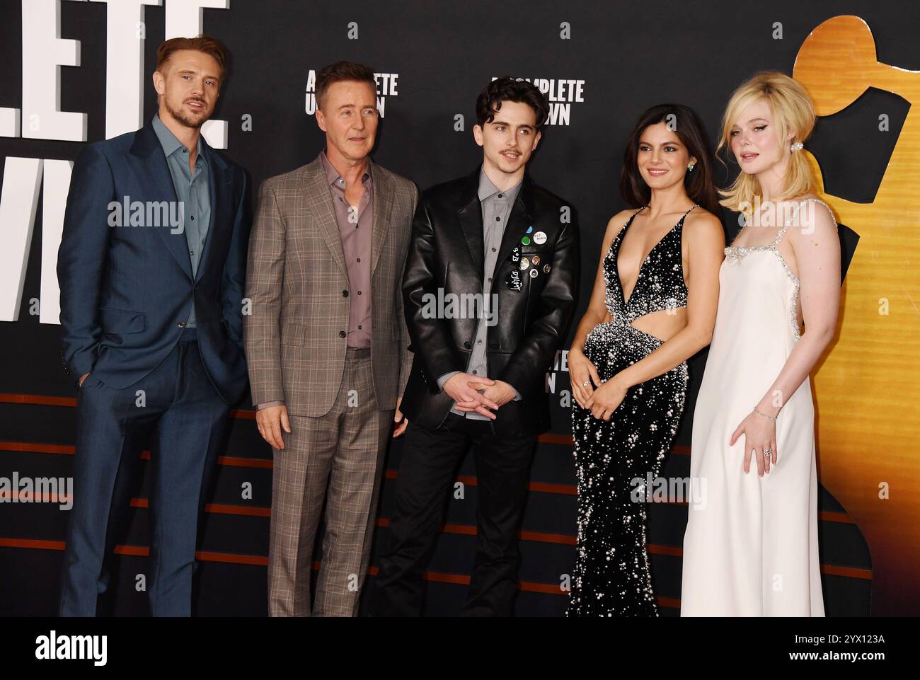 HOLLYWOOD, CALIFORNIA - DECEMBER 10: (L-R) Boyd Holbrook, Edward Norton ...