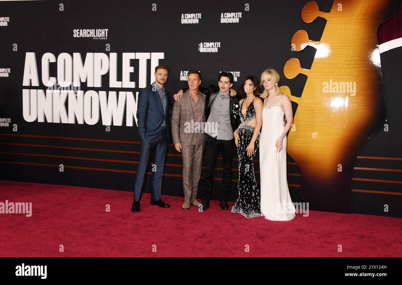 HOLLYWOOD, CALIFORNIA - DECEMBER 10: (L-R) Boyd Holbrook, Edward Norton ...