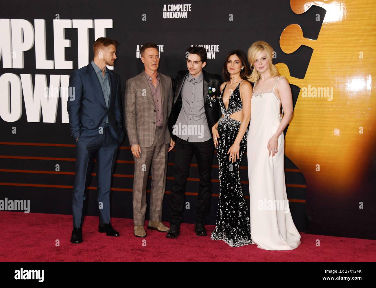 HOLLYWOOD, CALIFORNIA - DECEMBER 10: (L-R) Boyd Holbrook, Edward Norton ...