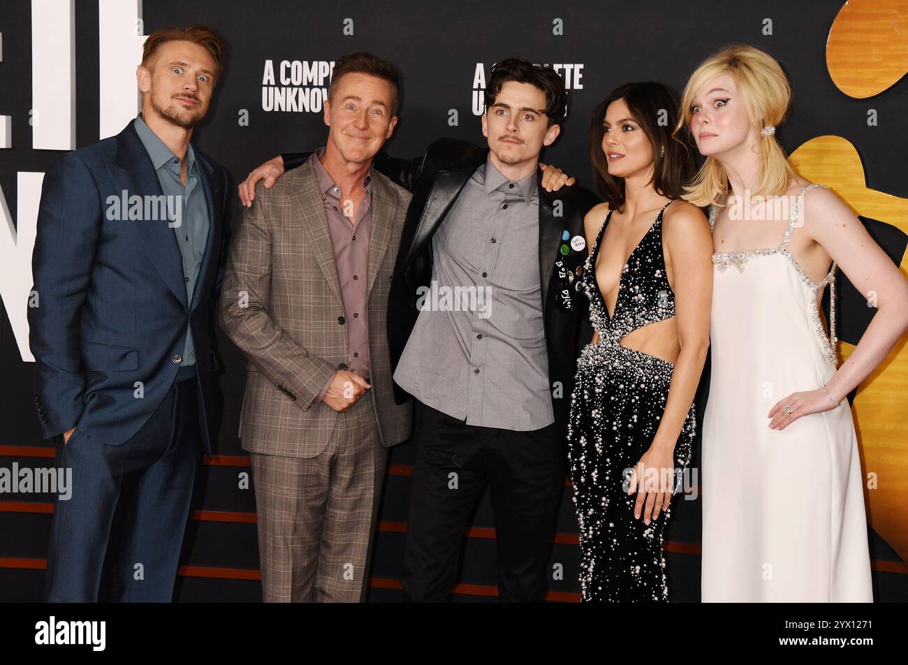 HOLLYWOOD, CALIFORNIA - DECEMBER 10: (L-R) Boyd Holbrook, Edward Norton ...