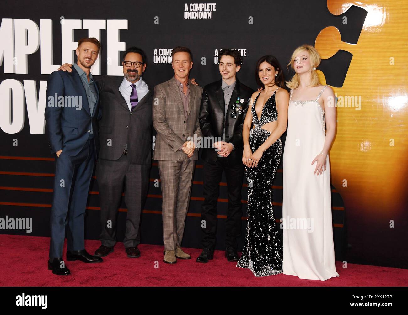 HOLLYWOOD, CALIFORNIA - DECEMBER 10: (L-R) Boyd Holbrook, Edward Norton ...